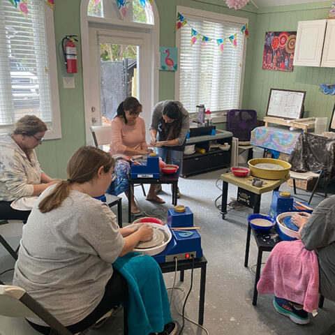 Pottery Wheel Classes - All Fired Up Studio!